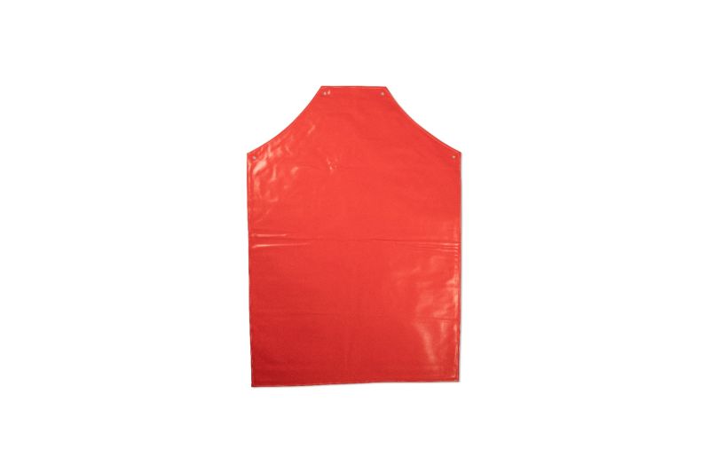 Red PVC Apron - Needlers Food Industry Specialist